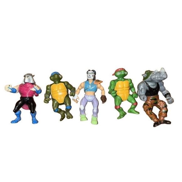 TMNT | Toys | Vintage Tmntninja Turtles Action Figures Lot Of 5 988 ...